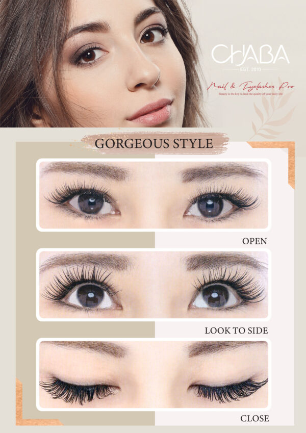 Eyelashes Menu - CHABA